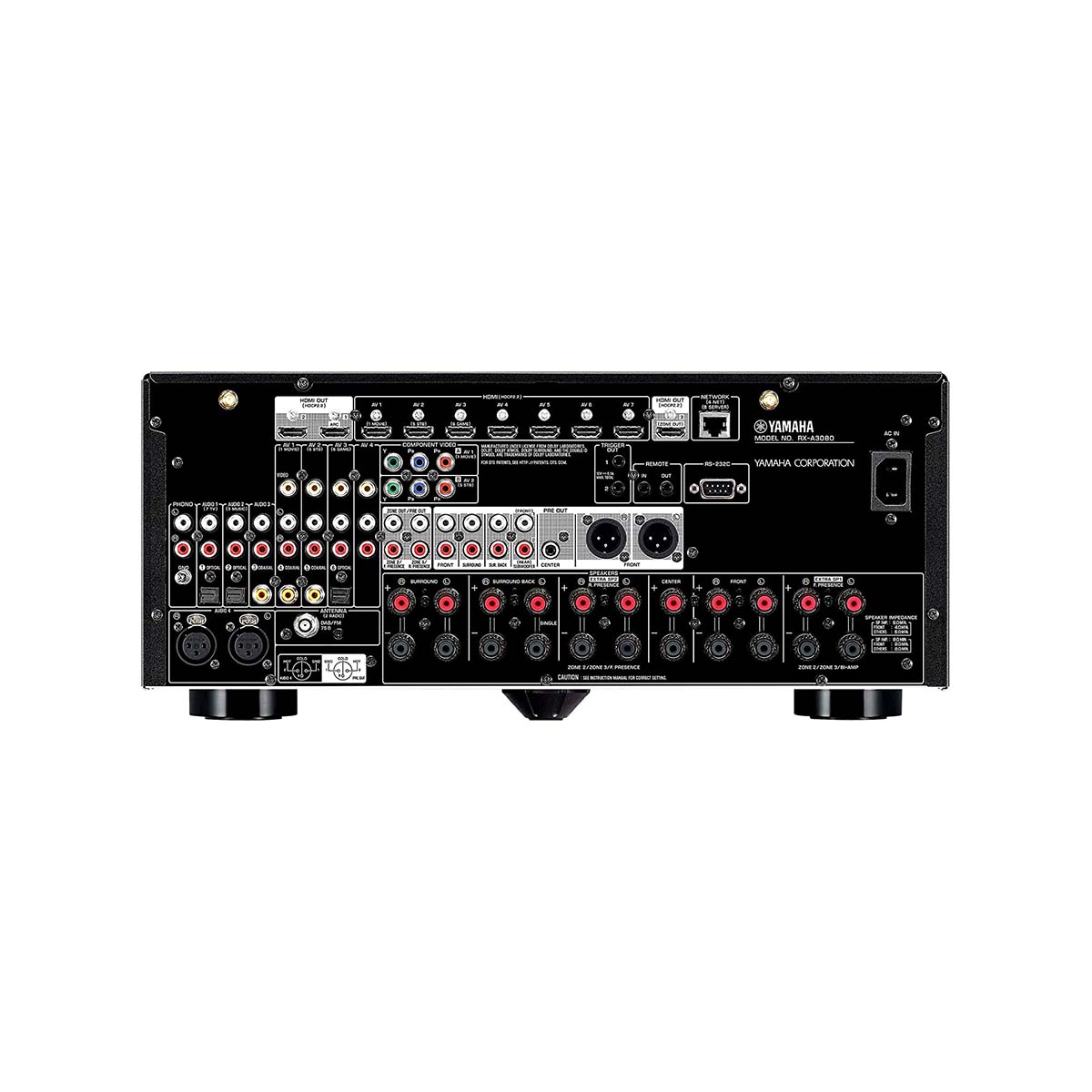 Amplificador Yamaha Aventage RX-A3080 9.2 Canales Network Ultra HD - Audiovisuales de Colombia